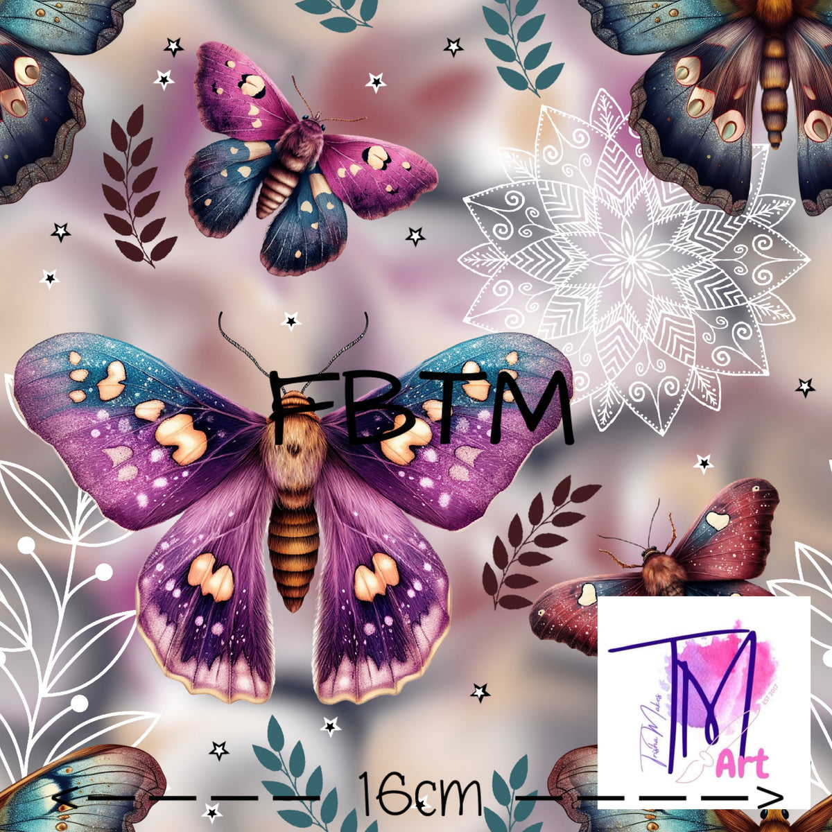 THEME #27 - Exclusive Mystic Moths Light – Fabric by TrishaMakes
