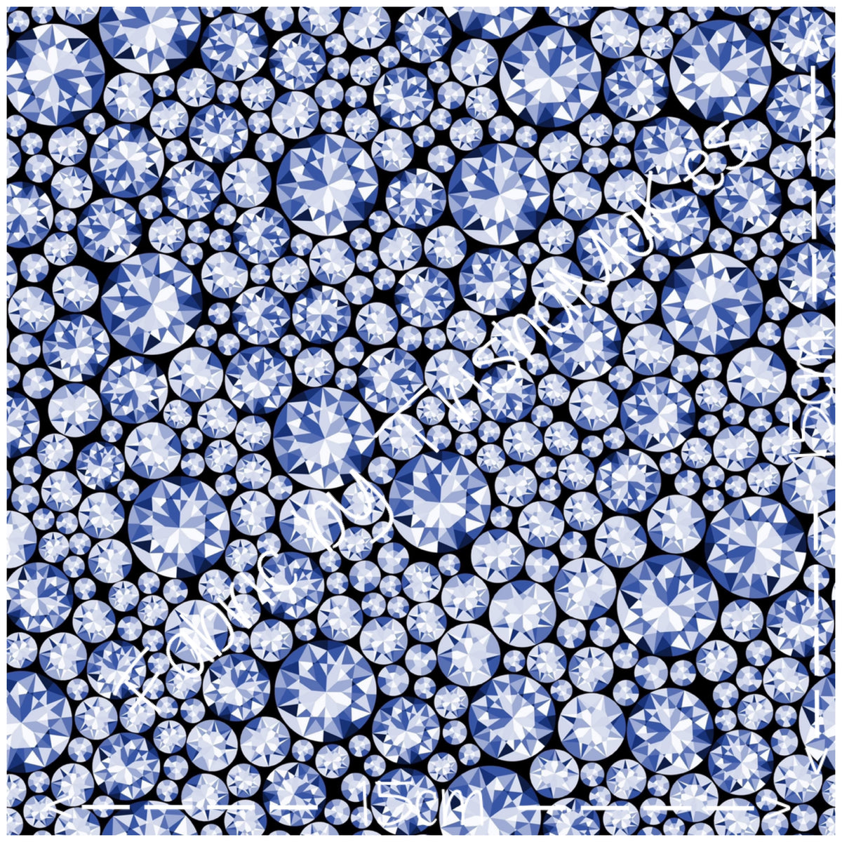 THEME ROUND 2 - Blue Diamonds – Fabric by TrishaMakes