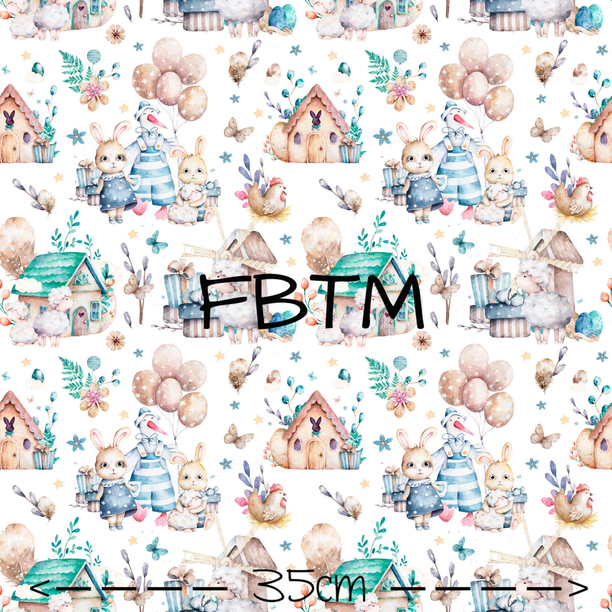 ROUND 32 - Easter Huts – Fabric by TrishaMakes